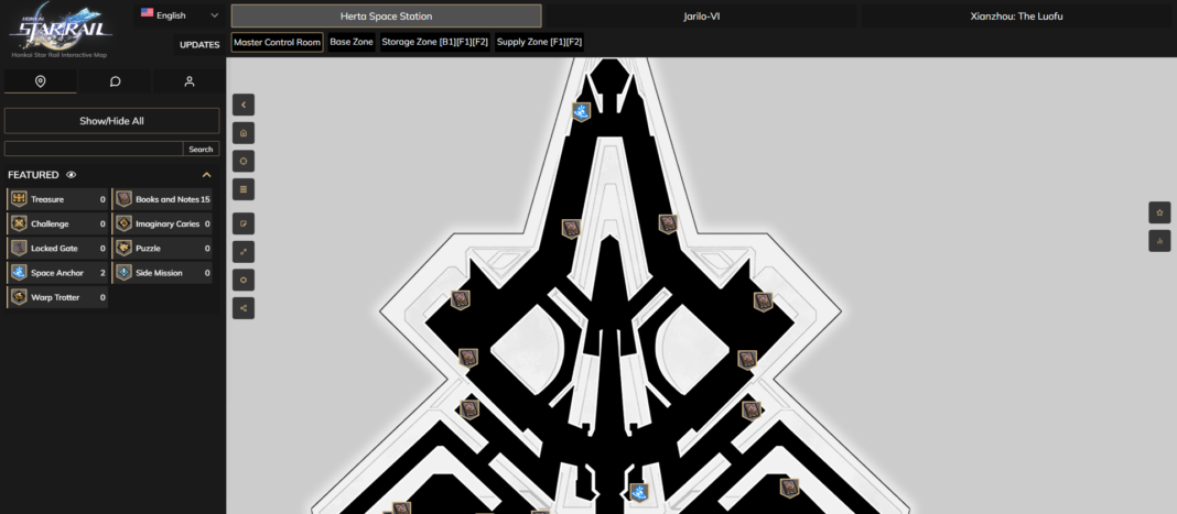 Honkai: Star Rail Interactive Map - Interactive & Collaborative Game ...