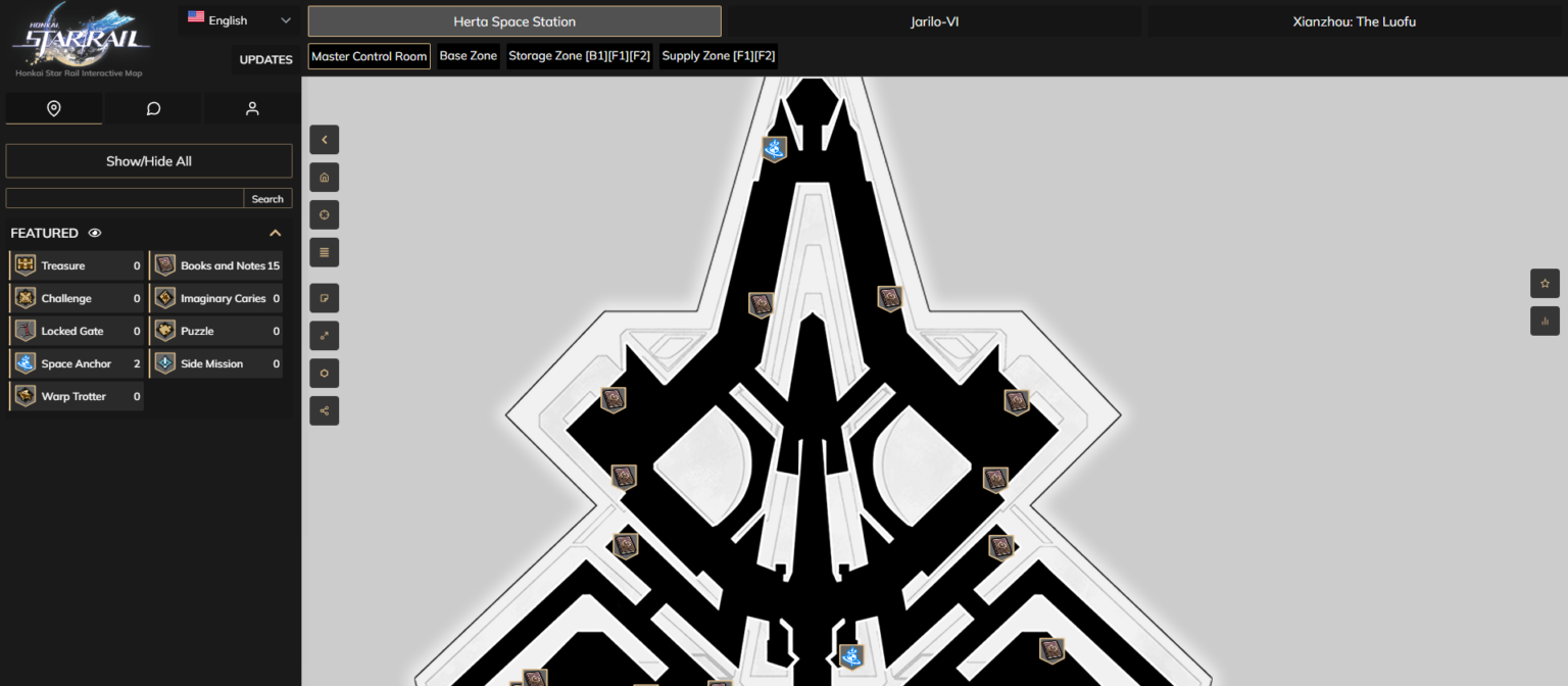 Honkai: Star Rail Interactive Map - Interactive & Collaborative Game ...